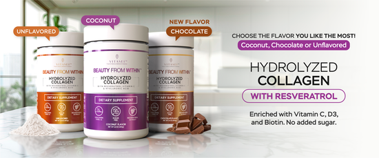 Coconut Collagen Peptides with Resveratrol and Hyaluronic Acid – vitasei