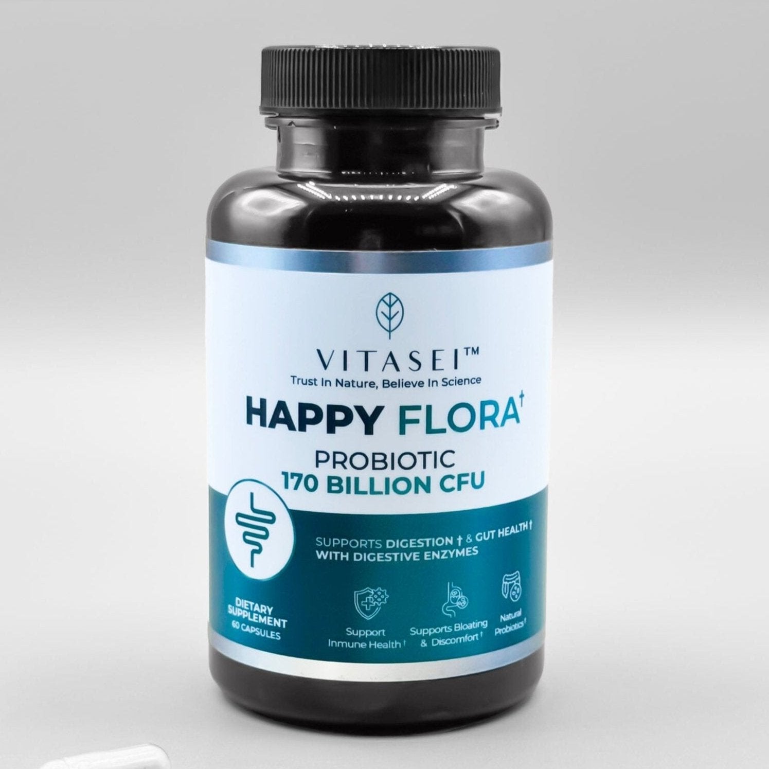 Happy Flora – Fórmula Integral de Probióticos y Prebióticos para un in ...